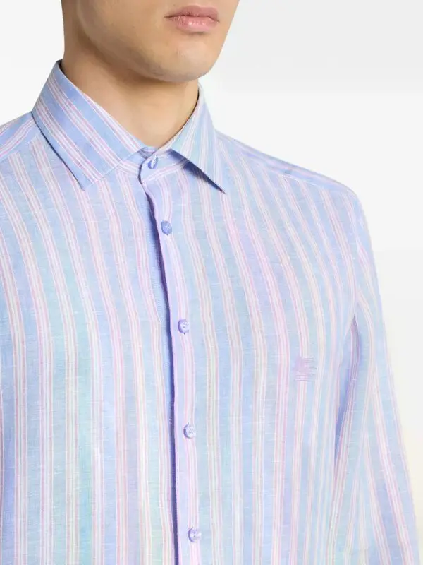 Etro Striped Linen Shirt