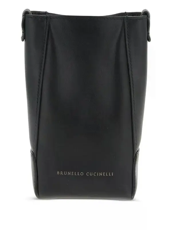 Brunello Cucinelli Nappa Leather Mobile Phone Case