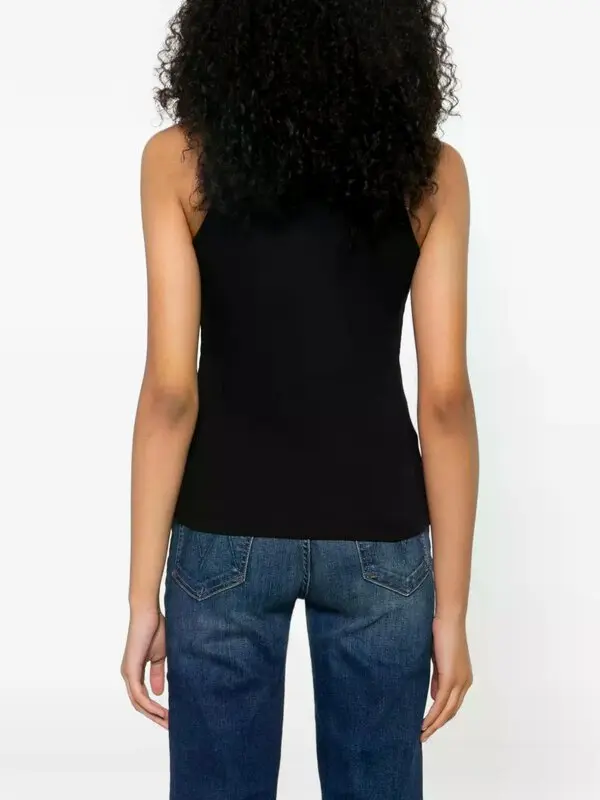 TWINSET Floral Appliqué Tank Top