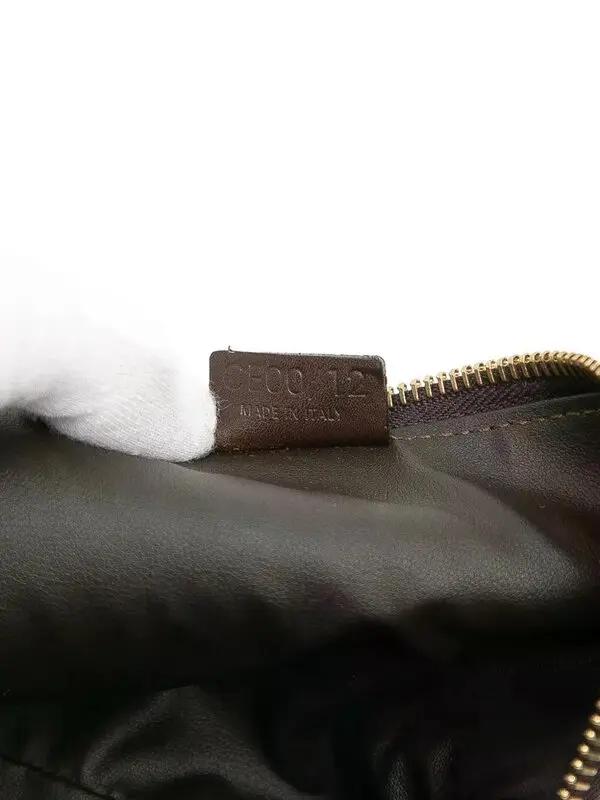 Celine 2000 Macadam Coated Canvas Pouch