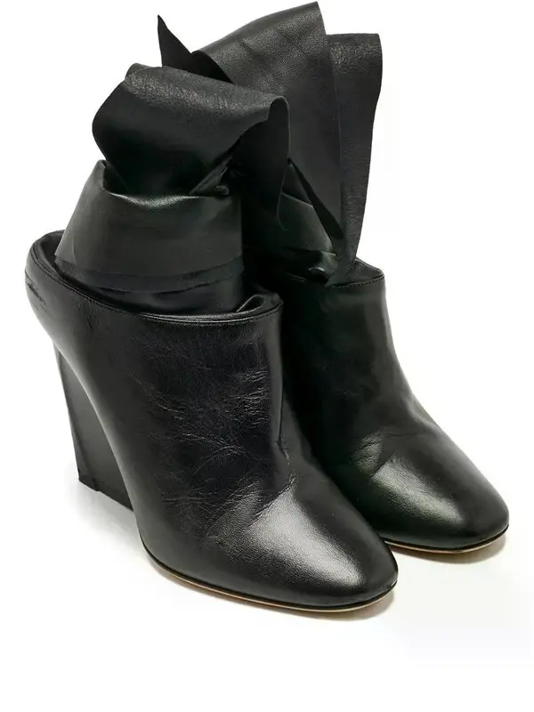 Dior Leather Ankle-tie Boots
