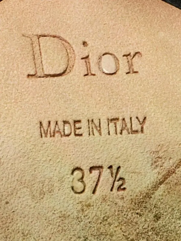 Dior Leather Ankle-tie Boots