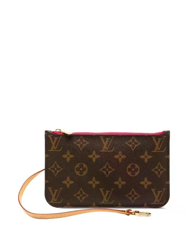 LOUIS VUITTON 2015 Monogram Neverfull Pm Pouch