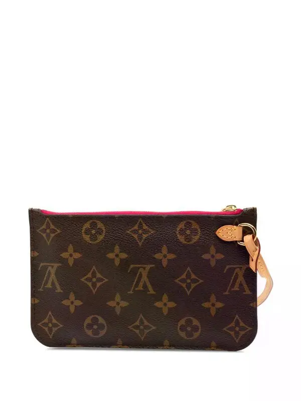 LOUIS VUITTON 2015 Monogram Neverfull Pm Pouch