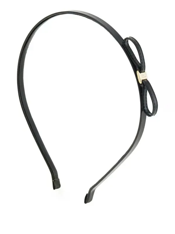 FERRAGAMO Mini Bow Headband - Black