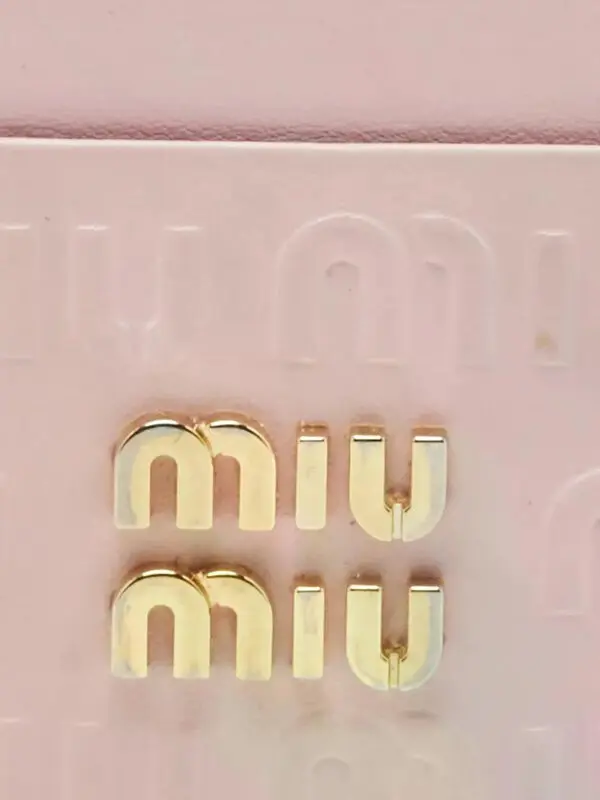 Miu Miu Embossed-monogram Card Holder