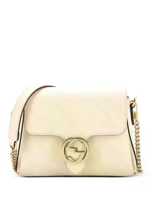 Gucci Interlocking Chain Leather Crossbody Bag