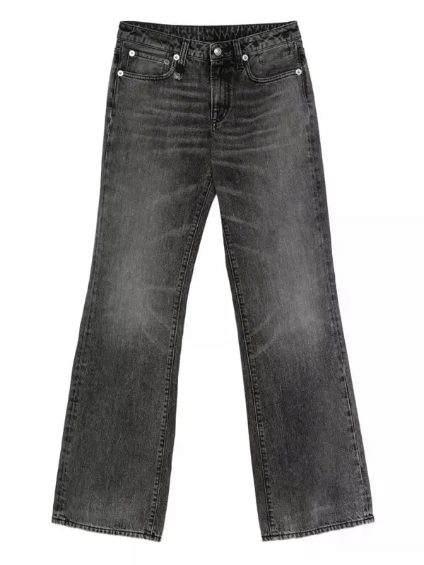 R13 Effie Faded-effect Jeans - Grey