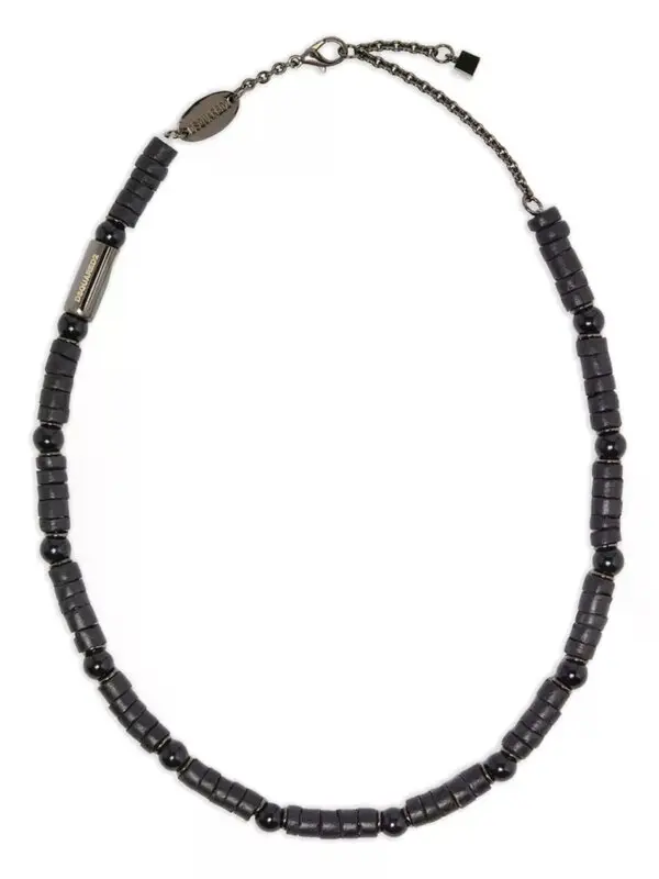 Dsquared2 Beaded Necklace - Black