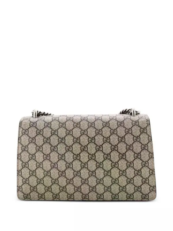 Gucci Dionysus Small Shoulder Bag Gg Coated Canvas - Brown