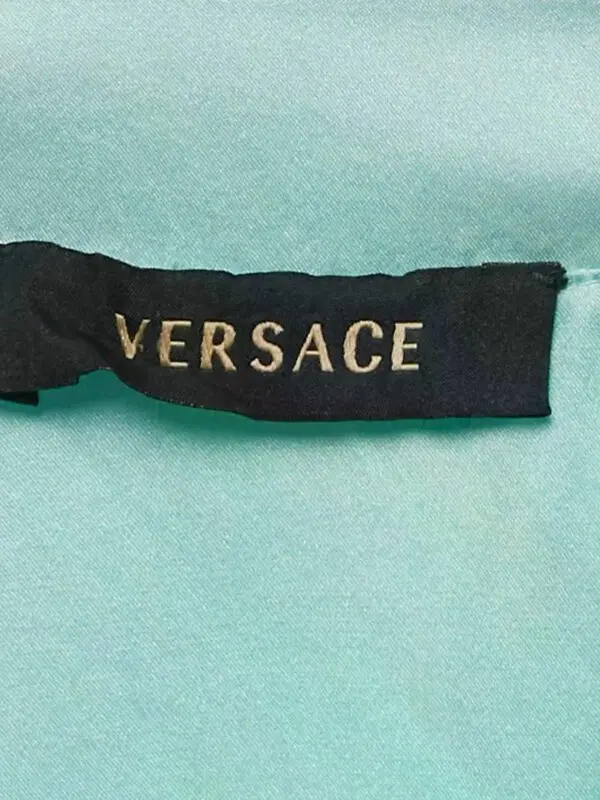 Versace Satin V-neckline Dress