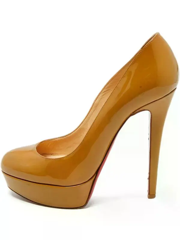 CHRISTIAN LOUBOUTIN Bianca Platform Pumps - Brown