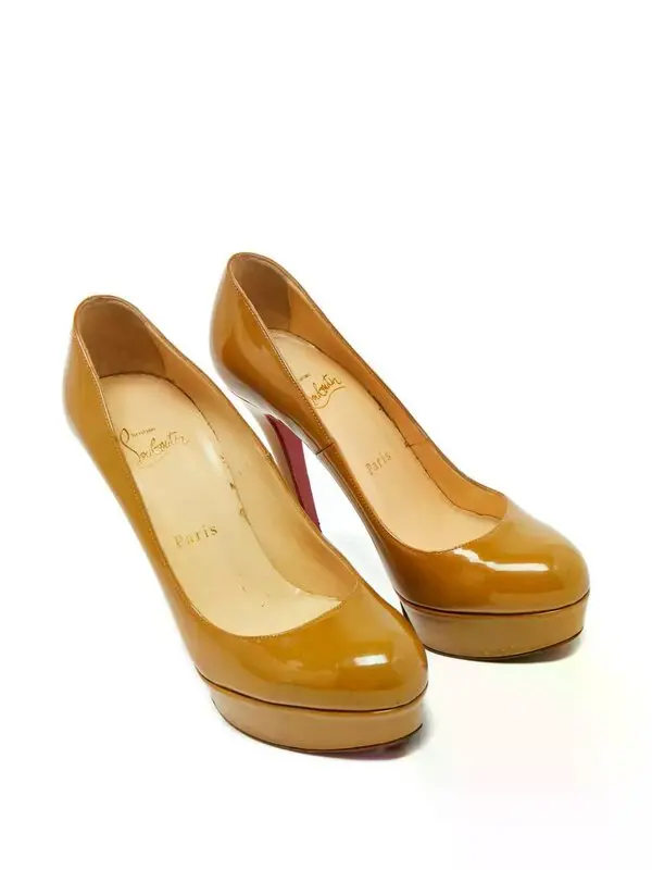 CHRISTIAN LOUBOUTIN Bianca Platform Pumps - Brown