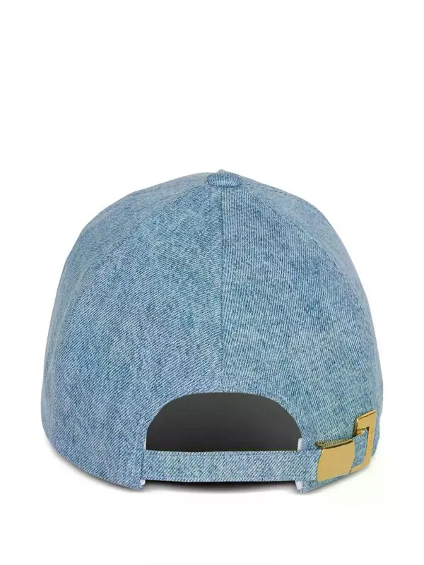 Balmain Logo-print Denim Cap