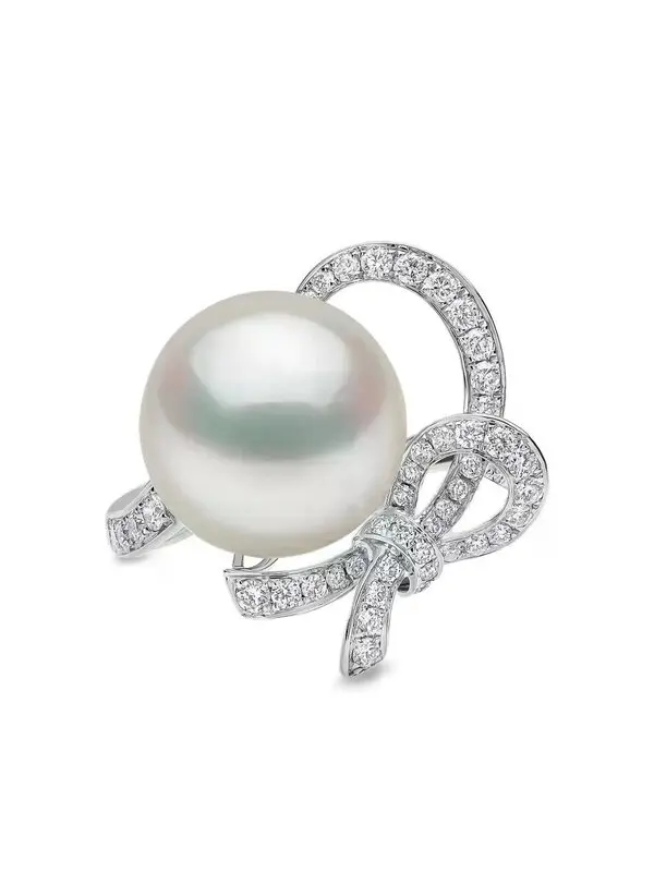 Yoko London Contessa South Sea Pearl And Diamond Ring