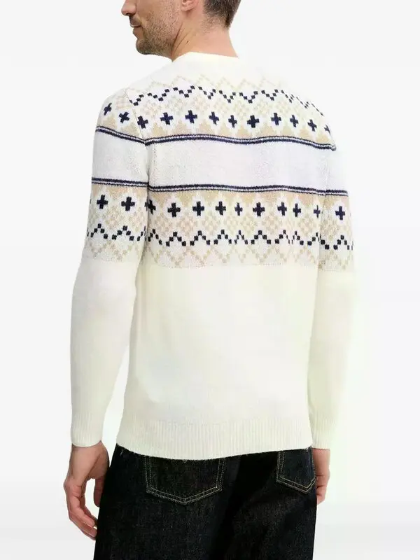Guess Patterned Crew-neck Sweater