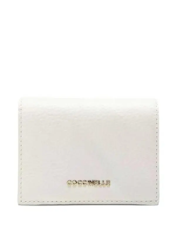 COCCINELLE Metallic-logo Wallet - White