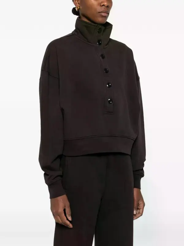Citizens Of Humanity Mirelle Funnel-neck Sweatshirt - Brown