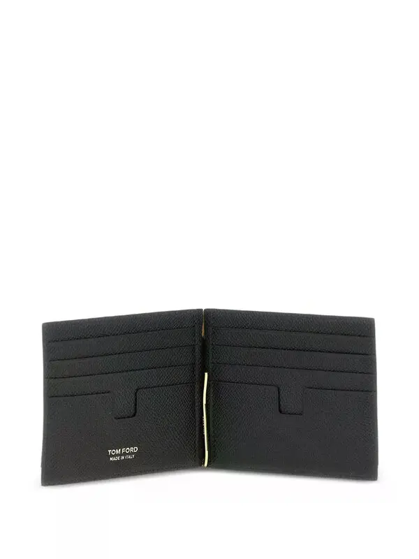 TOM FORD Money Clip Logo Wallet - Black