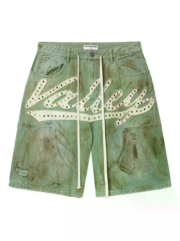 VALE FOREVER Stud-embellished Shorts
