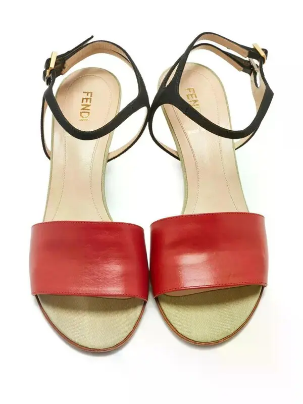 Fendi Leather Sandals