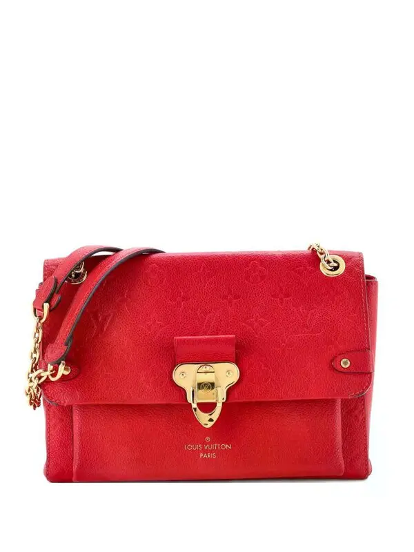 LOUIS VUITTON Vavin Pm Crossbody Bag Monogram Empreinte Leather - Red
