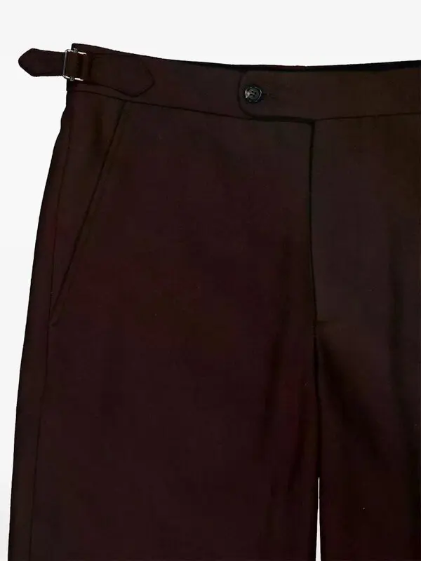BODE Side-buckle Trousers - Brown
