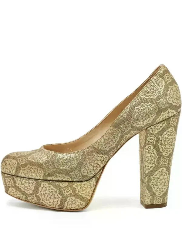 Stella McCartney Brocade Platform Pumps