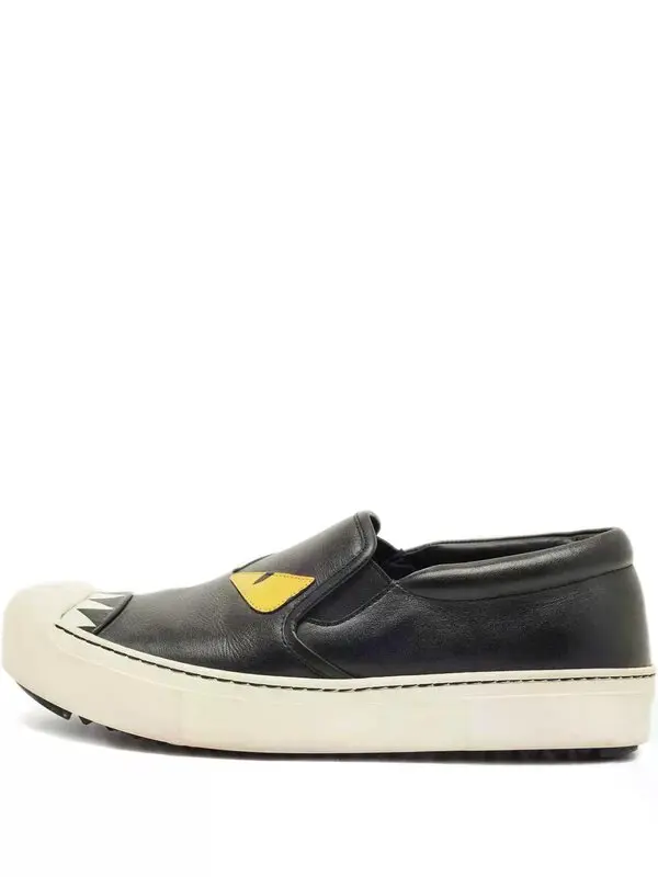 Fendi Leather Platform Sneakers