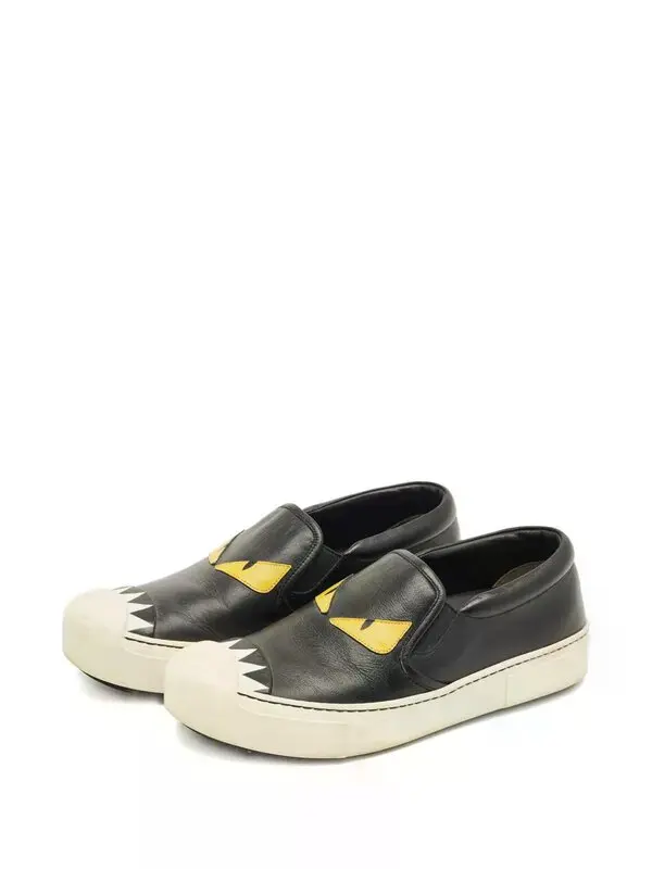 Fendi Leather Platform Sneakers