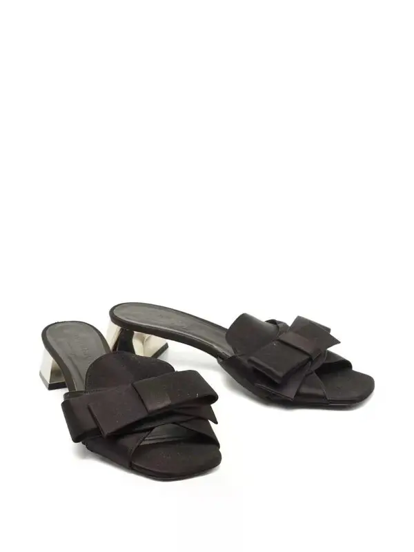 Burberry Bow-detail Sandals