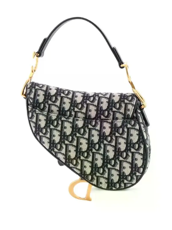 Dior Saddle Handbag Oblique Canvas Mini
