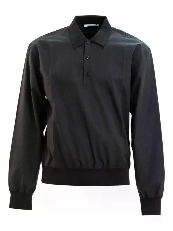Givenchy Button Polo Shirt - Black