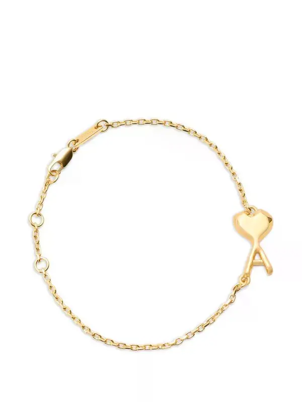 Ami De Coeur Hammered Bracelet - Gold