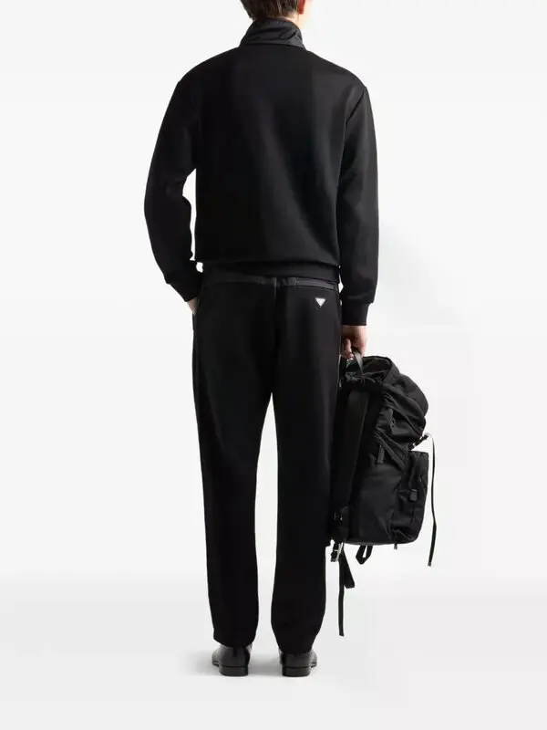 Prada Logo-plaque Trousers