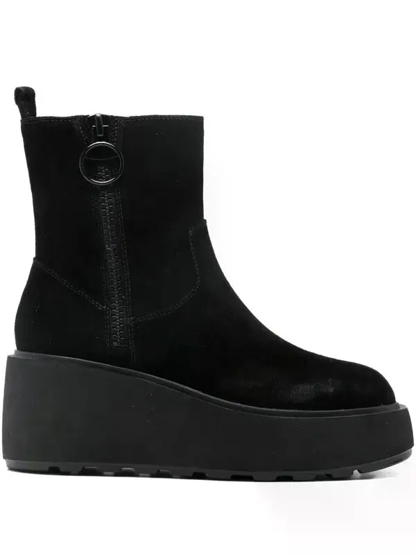 CAFÈNOIR Platform Zip-fastening Ankle Boots