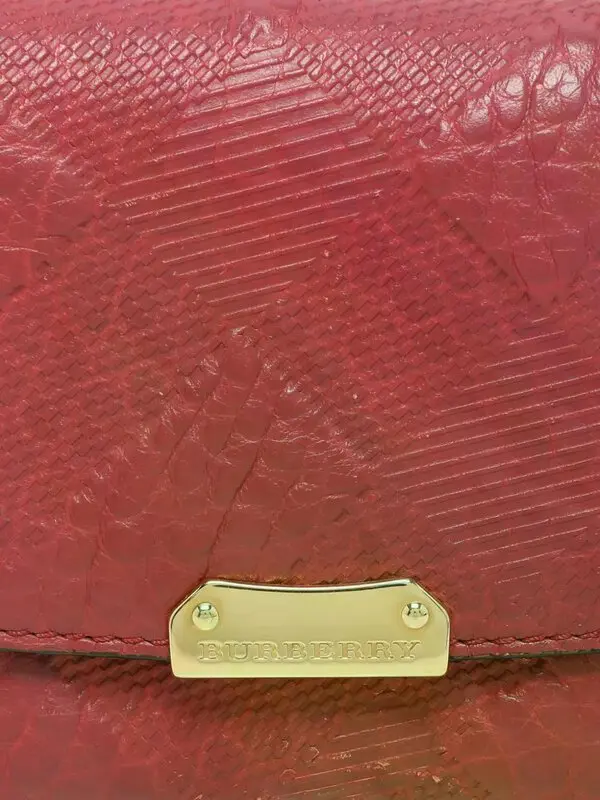 Burberry Embossed-leather Wallet