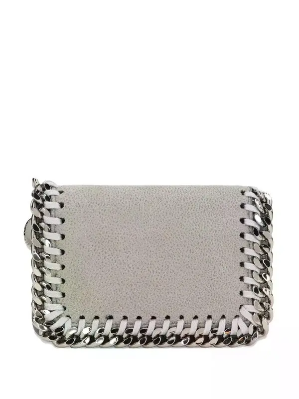 Stella McCartney Small Falabella Flap Chain Wallet - Grey