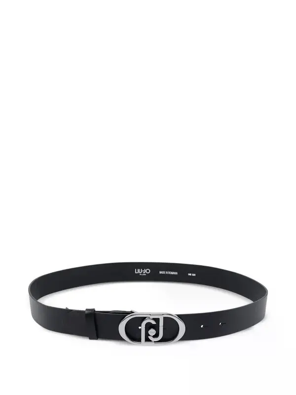 Liu Jo Logo Buckle Belt - Black