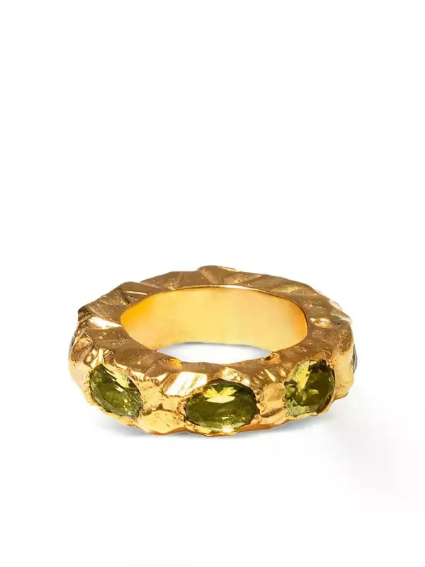 NASSIMOTO Monroe Gemstone Ring - Gold