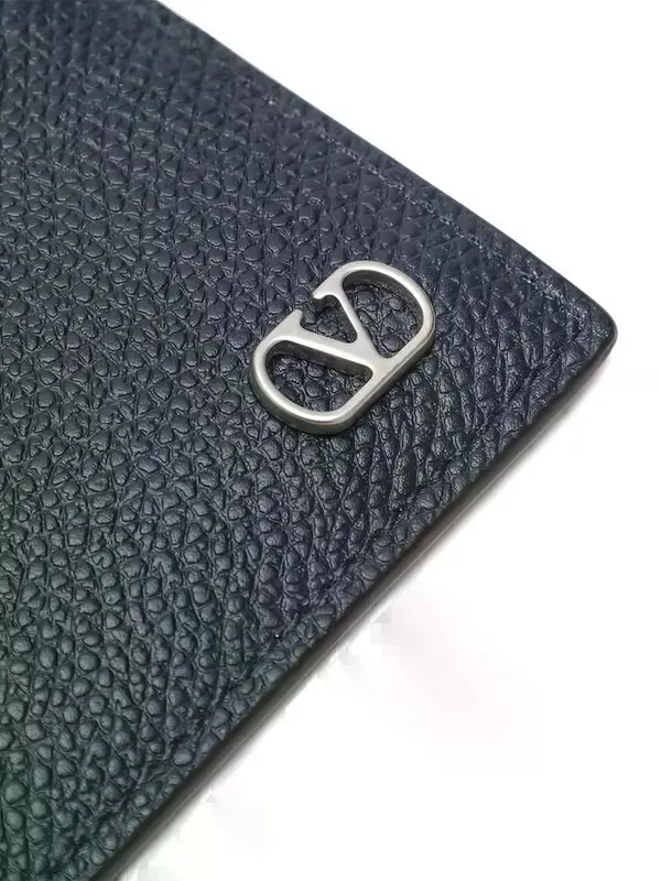 Valentino Garavani Vlogo Signature Card Holder - Blue