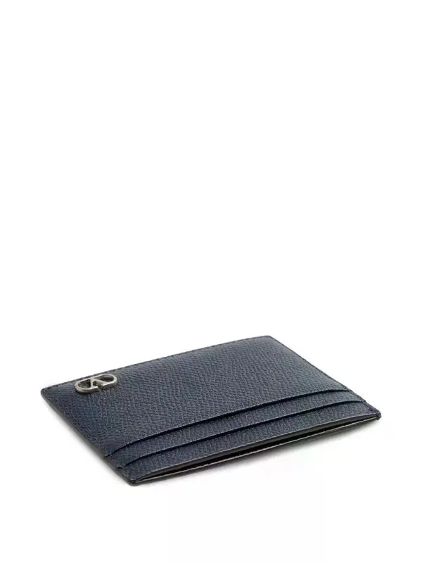 Valentino Garavani Vlogo Signature Card Holder - Blue