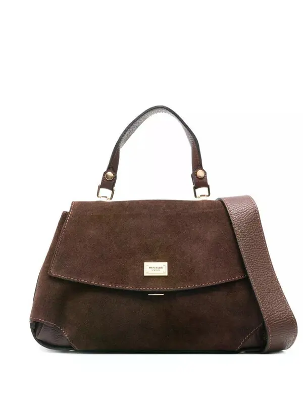 MARC ELLIS Deanna Leather Tote Bag - Brown