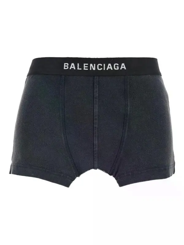 Balenciaga Cut-off Brief Skirt - Grey