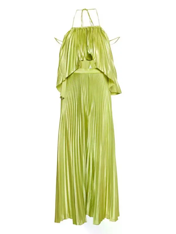 L'IDEE Satin Pleated Set