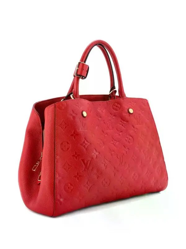 LOUIS VUITTON Montaigne Mm Satchel - Red