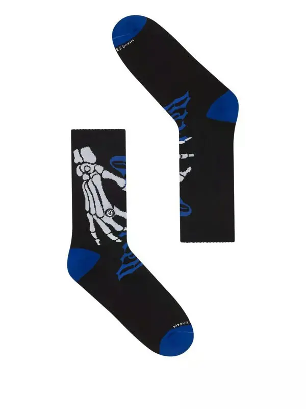 GODSPEED Skeleton Graphic Socks - Black