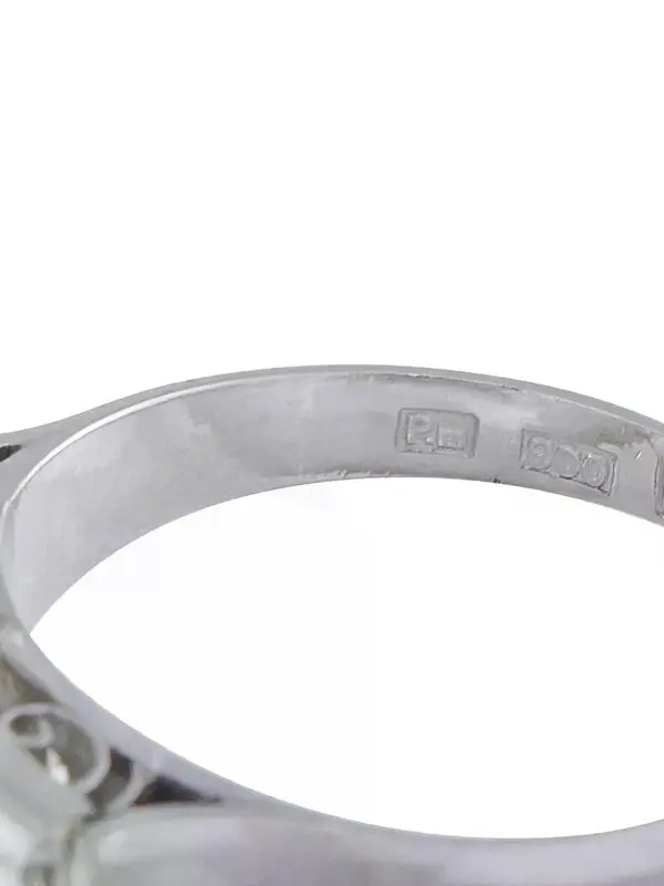 LB EXCLUSIVE Platinum, Diamond And Cat's Eye Ring