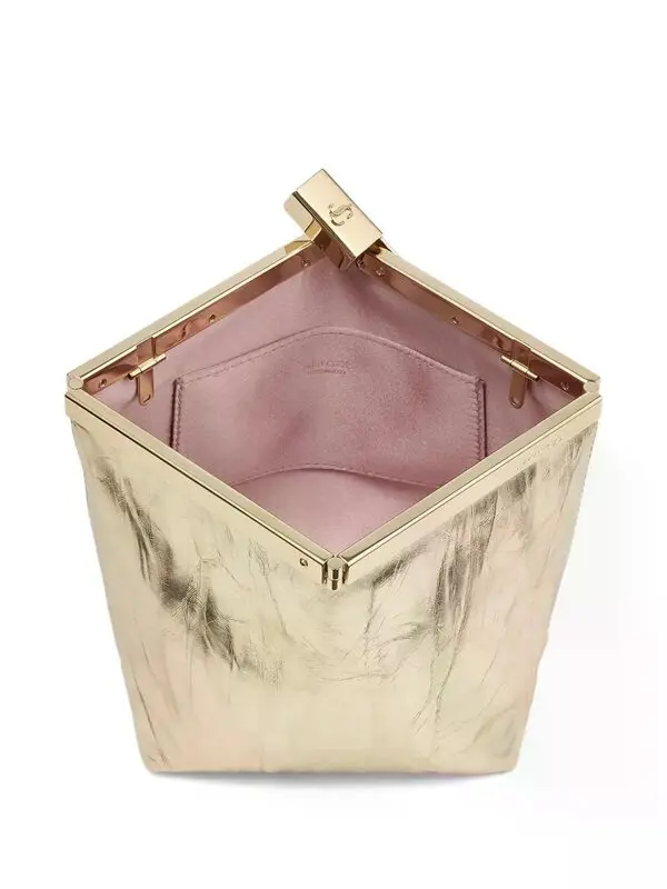 JIMMY CHOO Chain Clutch Bag - Gold