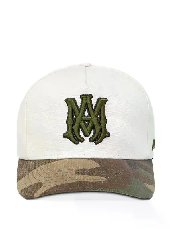 Amiri Outline Camouflage Cap - White